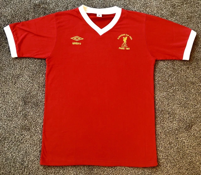 LIVERPOOL FC 1981 European Cup Final Shirt £19.99 - PicClick UK