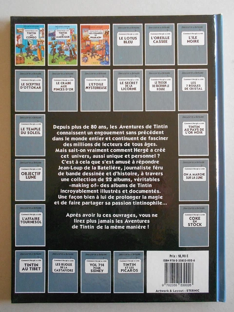 DEDICACE EO COMMENT Hergé à créé t3 Les cigares du pharaon ( DE LA ...