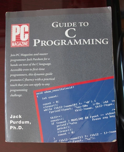 GUIDE TO C Programming, Jack Purdum, Ph.D. $14.99 - PicClick