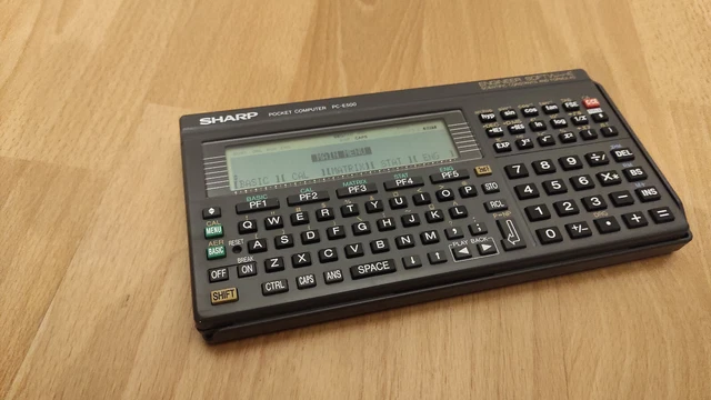 SHARP POCKET COMPUTER PC-E500 #005 EUR 55,00 - PicClick DE