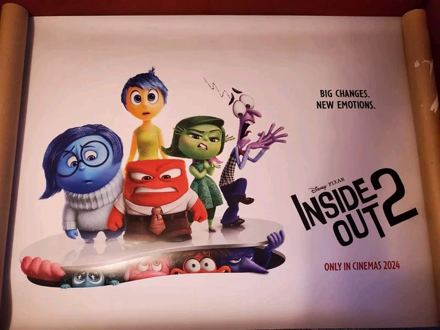 INSIDE OUT 2 Disney - Pixar Official Cinema Quad Poster 2024 (Mint) £7. ...