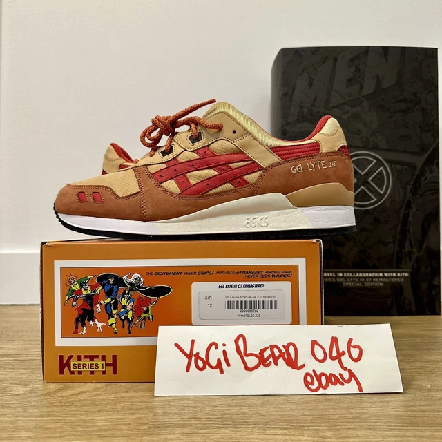 ASICS KITH X Marvel X-Men Gel-Lyte III Remastered Gambit PAS DE CARTE ...
