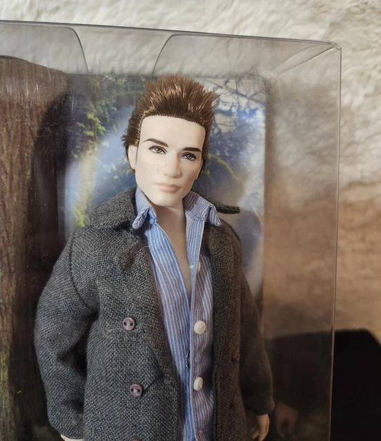 TWILIGHT EDWARD PINK Label MATTEL Barbie Collector Ken Doll Saga Movie ...