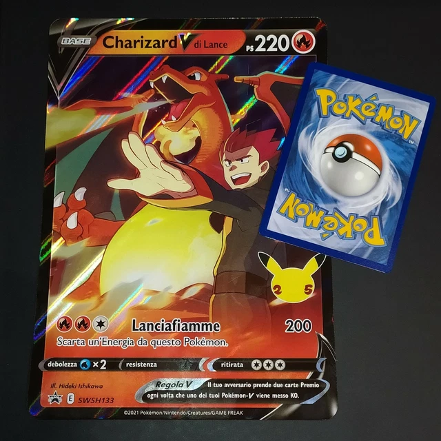 CARTE POKEMON CHARIZARD V di Lance SWSH133 Promo Gran Festa Full Art ... CARTE POKEMON CHARIZARD V di Lance SWSH133 Promo Gran Festa Full Art ...
