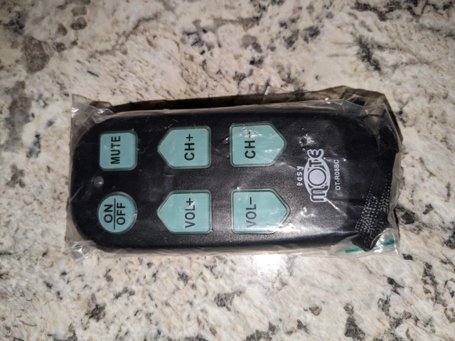 EASY MOTE DT-R08BC Big Button Glow Key Universal TV Remote With Wrist ...