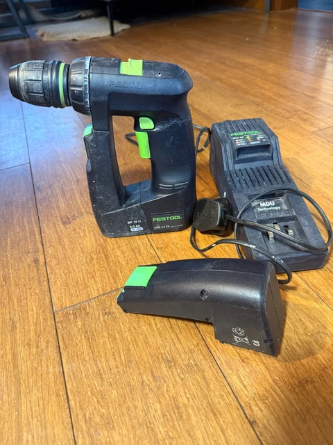 FESTOOL CDD 12 FX two batteries and charger £42.27 - PicClick UK