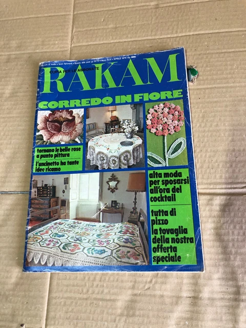 MAGAZINE RAKAM MENSUEL De Haute Mode Et Travaux Féminin Ans 70 Cousu ...