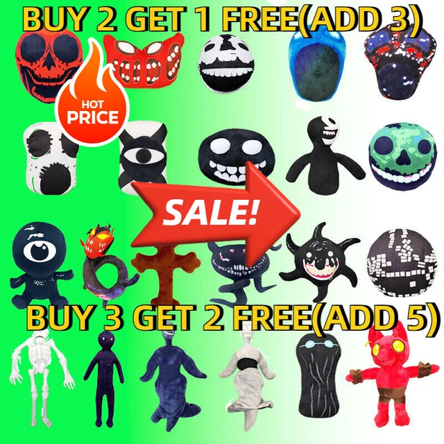 2025 ROBLOX DOORS Plush Doll Figure Screech Glitch Monster Toy Xmas ...