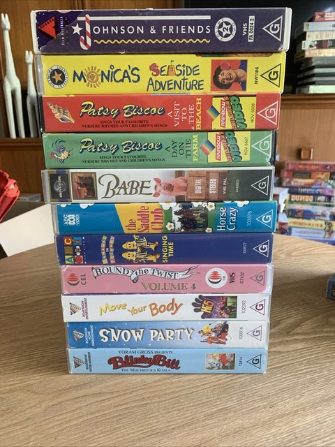 LOT OF 11 Vintage Videos VHS BUNDLE Some Rare Australian TV Shows $89. ...