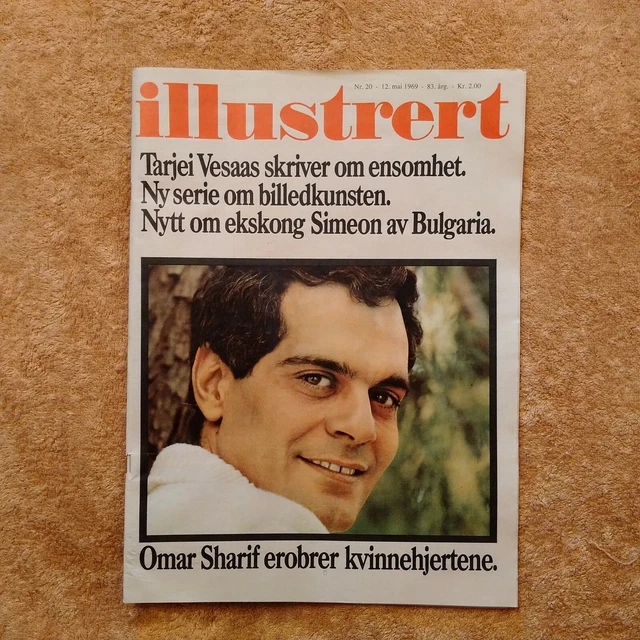 OMAR SHARIF COVER 1969 Inside 2 Pages Mary HOPKIN Paul MCCARTNEY Linda ...