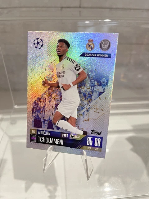 MATCH ATTAX 24/25 2025 2024 Champions League Winner Tchouameni Real ...