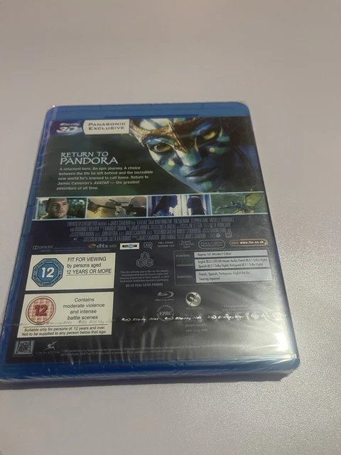 AVATAR BLU-RAY 3D DVD Brand New Sealed In Plastic Wrap £15.80 - PicClick UK