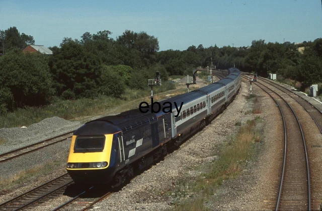 35MM RAILWAY SLIDE - HST Class 43. 43050 & 43060 @ Clay Cross £2.99 ...