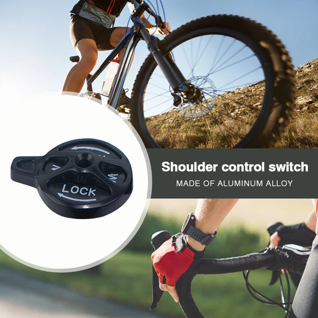 MANUAL LOCKOUT ASSEMBLY Kit Bicycle Front Fork Lock Cap (Black ...