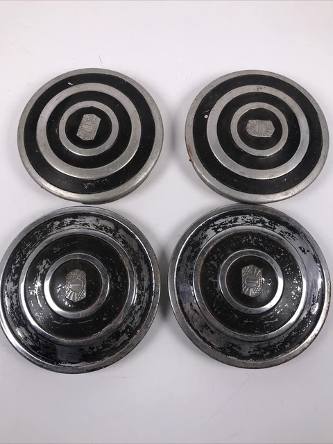 4 1930S NASH Wire Wheel Covers Hubcaps Dog Dish Hub Caps Vintage 1931 ...