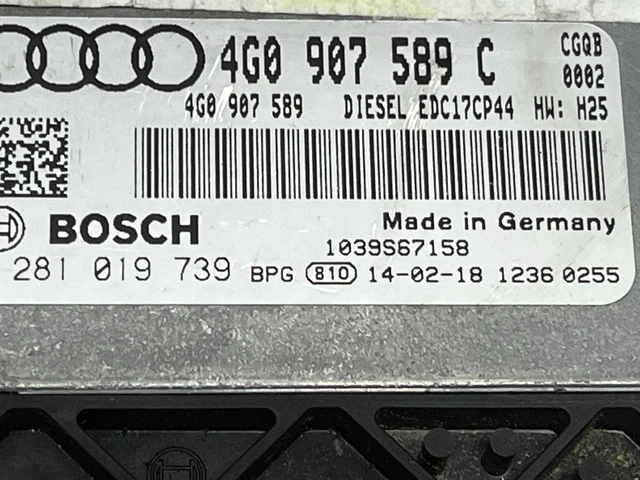 AUDI A7 A6 3.0 BI-TDI motorsteuergerät 4G0 907 589 C EUR 180,00 ...