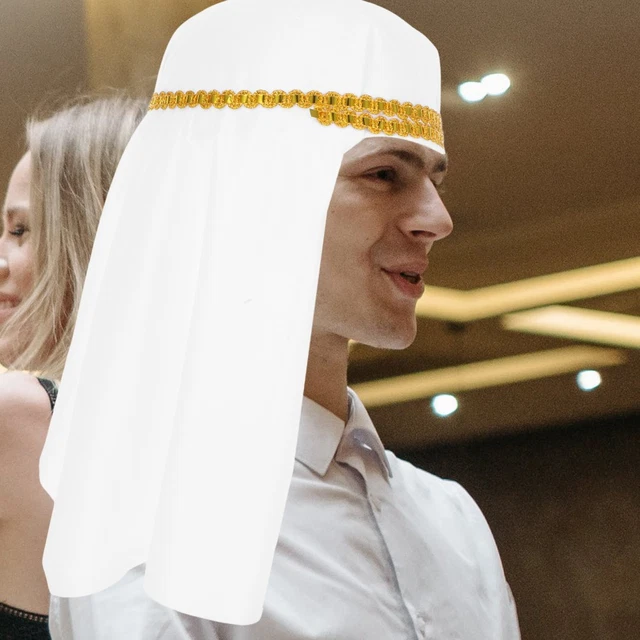 NOVELTY HAT COSTUME Accessories Bald Cap for Kids Arab Headpiece $21.99 ...