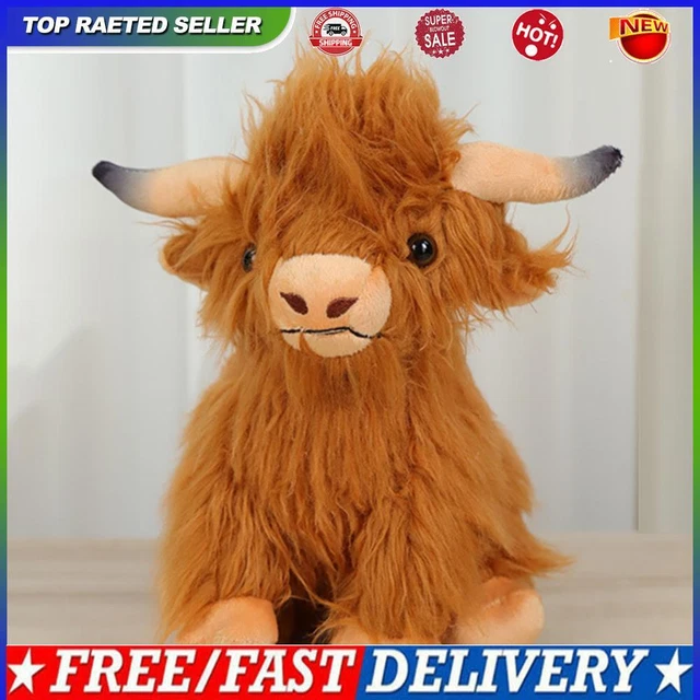 CUDDLY LIVING NATURE Highland Cow Soft Toy Kids Stuffed Teddy Plush ...