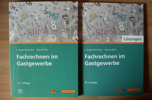 FACHRECHNEN IM GASTGEWERBE von F. J. Herrmann 2025 +Lösungsbuch EUR 23 ...