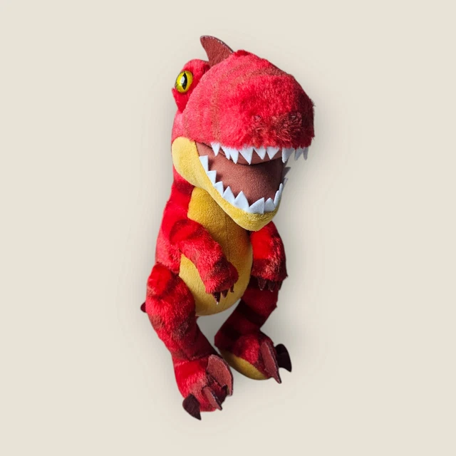 BUILD A BEAR Dinosaur Dino Velociraptor Raptor Plush Red 17'' Soft Toy ...
