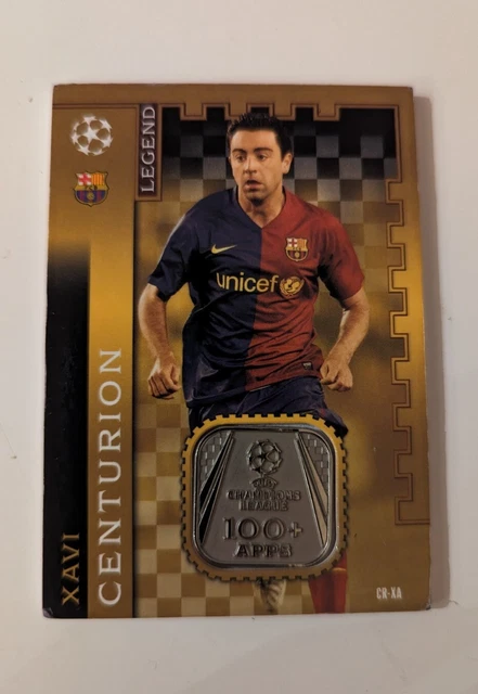 TOPPS MATCH ATTAX CL 2023/2024 Centurion XAVI (LEGEND) CR-XA Relic Card ...