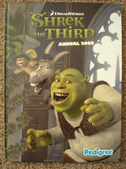 SHREK THE THIRD, 2008 Annual, Hardback, by Pedigree Books Ltd. £7.99 - PicClick UK