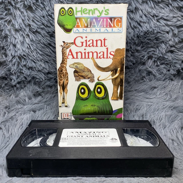 HENRYS AMAZING ANIMALS: Giant Animals VHS Tape 2000 DK Vision Disney ...