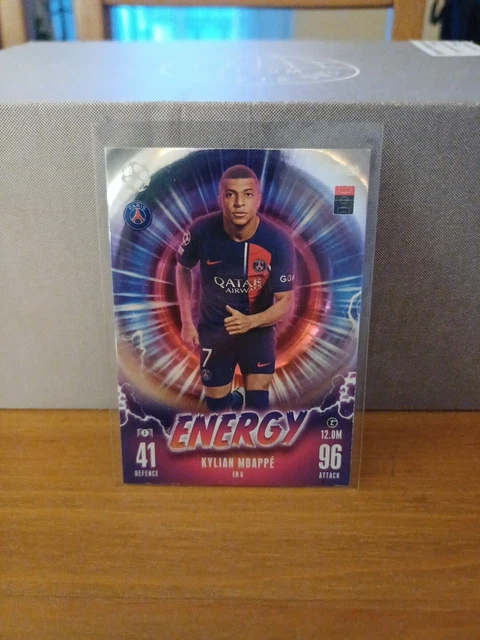 SCHEDA ENERGETICA MATCH Attax 2023/24 23/24 Kylian Mbappe #En6 EUR 17 ...