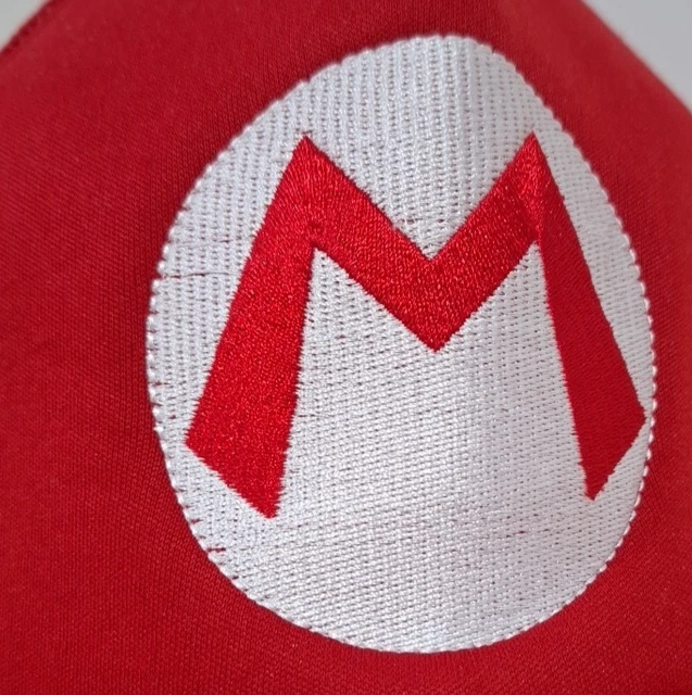 BANPRESTO 2007 SUPER Mario Bros. Red Hat Cap Snapback adjustable ...