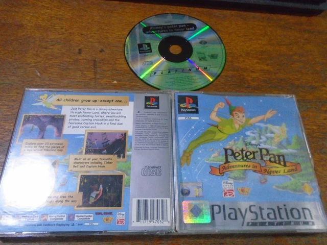 PETER PAN PLATINUM Disney PS1 NO MANUAL Sony Playstation £6.95 ...