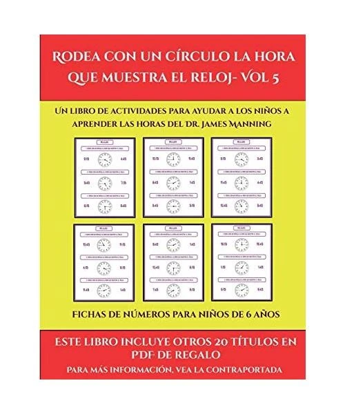 FICHAS DE NÚMEROS para niños de 6 años EUR 6,48 - PicClick FR