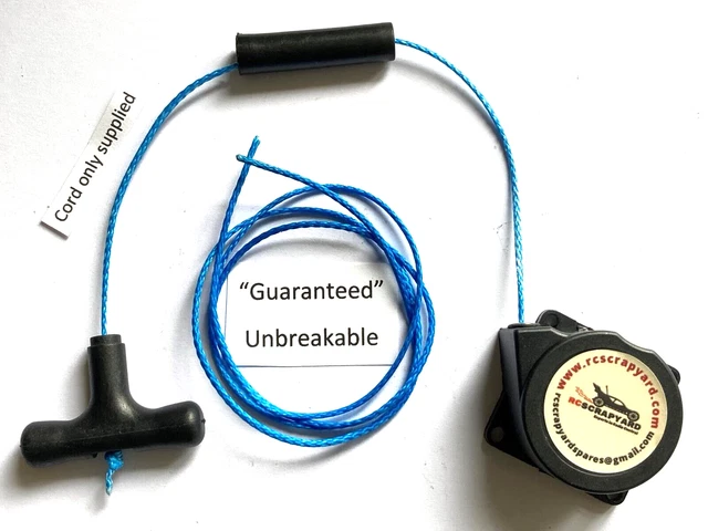 RC PULL STARTER Cord for Nitro Pull Starts. Unsnappable. Kevlar/Carbon ...