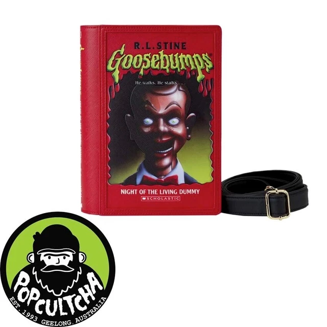 GOOSEBUMPS - SLAPPY Book Cover 6" Faux Leather Crossbody Bag "New" $119 ...