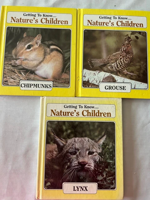 LOT OF 28 Getting To Know Nature’s Children Scholastic Hardcover Books ...