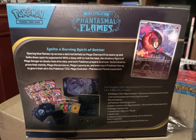 POKÉMON PHANTASMAL FLAMES Elite Trainer Box - Factory Sealed $111.30 ...