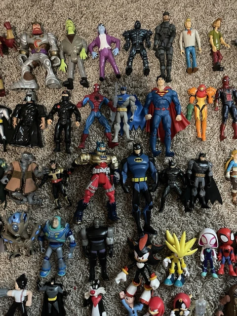 HUGE MIXED VINTAGE Action Figure Lot 90s & Y2K Batman/Ghostbusters ...