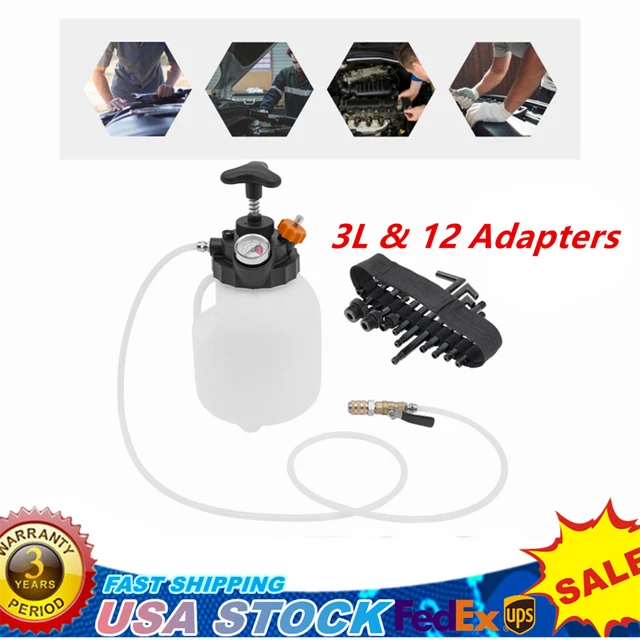 MANUAL TRANSMISSION FLUID Pump ATF Refill Pump Kit 3L with 12 Most Used ...
