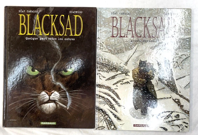 BLACKSAD LIVRES BOOKS x2 Hardcover Graphic Novel Diaz Canales Dargaud ...