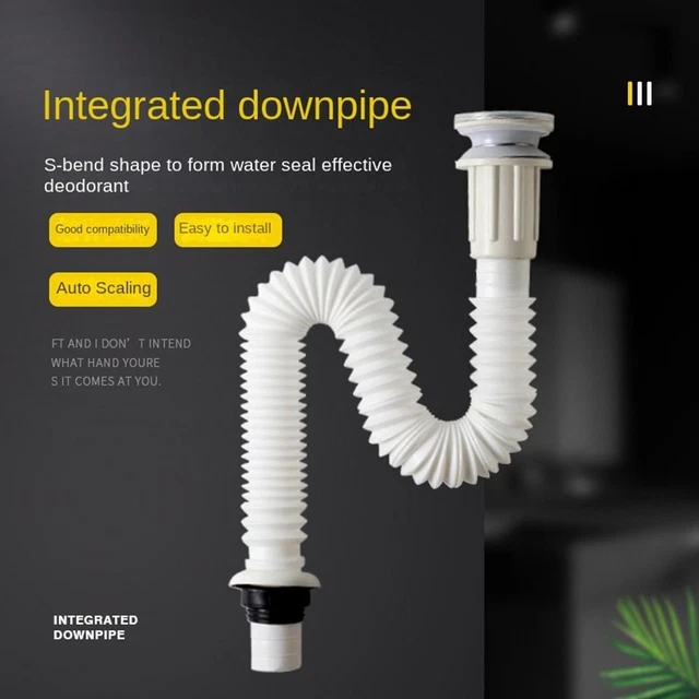DRAIN PIPE SET Overflow Basin Drainer Wash Basin Pipe Plumbing ...