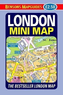 LONDON MINI MAP, Bensons Mapguides, £6.59 - PicClick UK