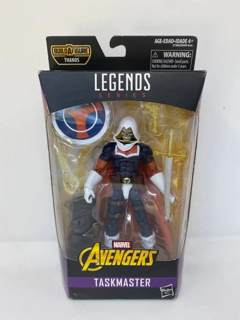 HASBRO MARVEL LEGENDS Avengers TASKMASTER 6” Figure Thanos Build-A ...