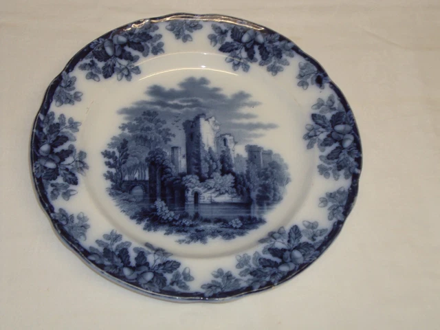 ANTIQUE COPELAND LATE Spode Ironstone 10.25" Plate Abbey Ruins 1848 £35 ...