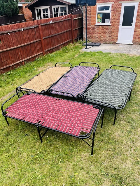 FOLDABLE SINGLE MANJA Bed also known as Asian Manji and Charpai Khaat ...