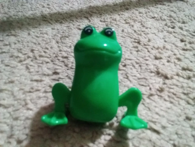 GANZ WIND UP Side Stepping Frog Toy - Reserved for Toucan Einstein $14. ...