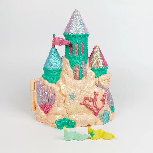 TRENDMASTERS STARCASTLE UNDER the Sea Playset green Castle Polly Pocket ...