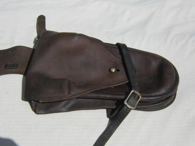 SADDLE BAGS WALLET Military Light Horse WW1 Pommel Rare Vintage ...