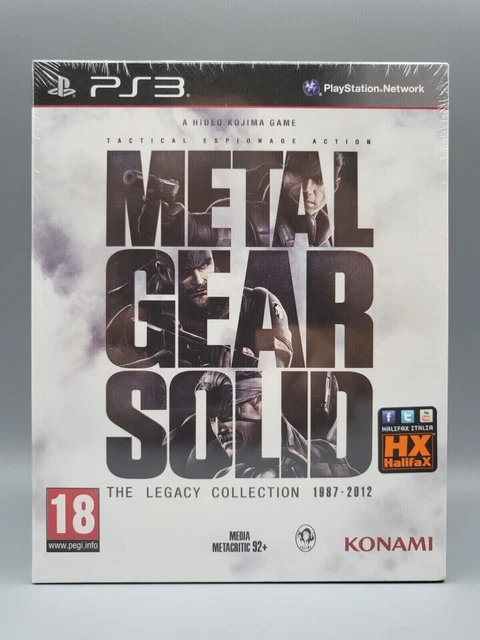 METAL GEAR SOLID The Legacy Collection Ps3 Playstation 3 Nuovo Pal Ita ...