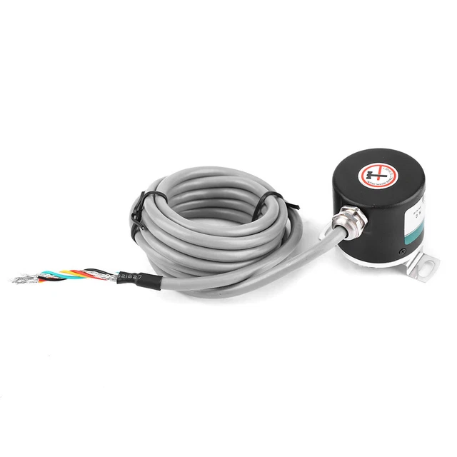 GTK3808 5-24V PHOTOELECTRIC Rotate Encoder ABZ 3 Phase Hollow Shaft £31 ...