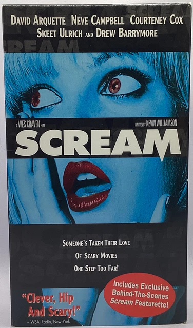 SCREAM VHS 1997 Exclusive Drew Barrymore Packaging Horror **Buy 2 Get 1 ...