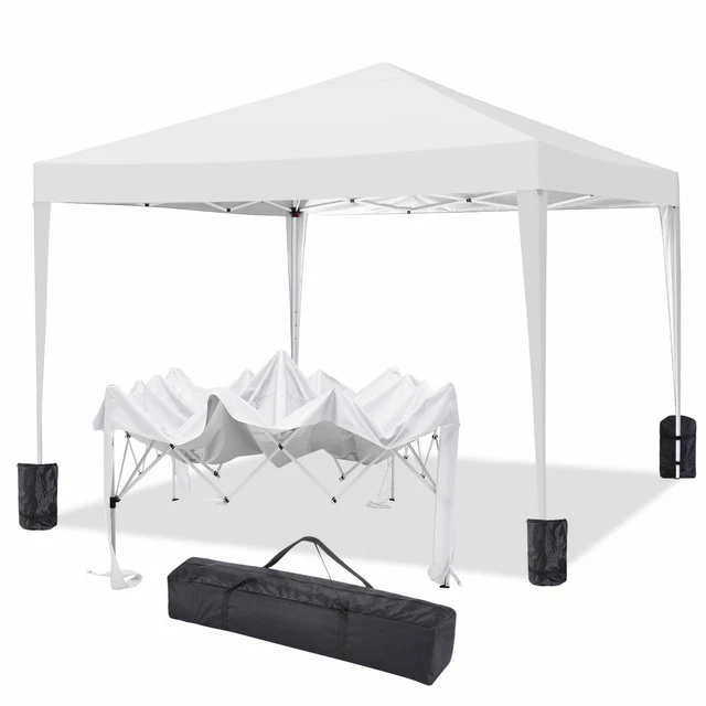 3MX3M PAVILION FOLDING Pavilion Waterproof Height Adjustable Garden ...